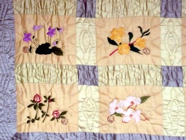 Quilters Spirit: Quilt of State Flower Embroidery blocks